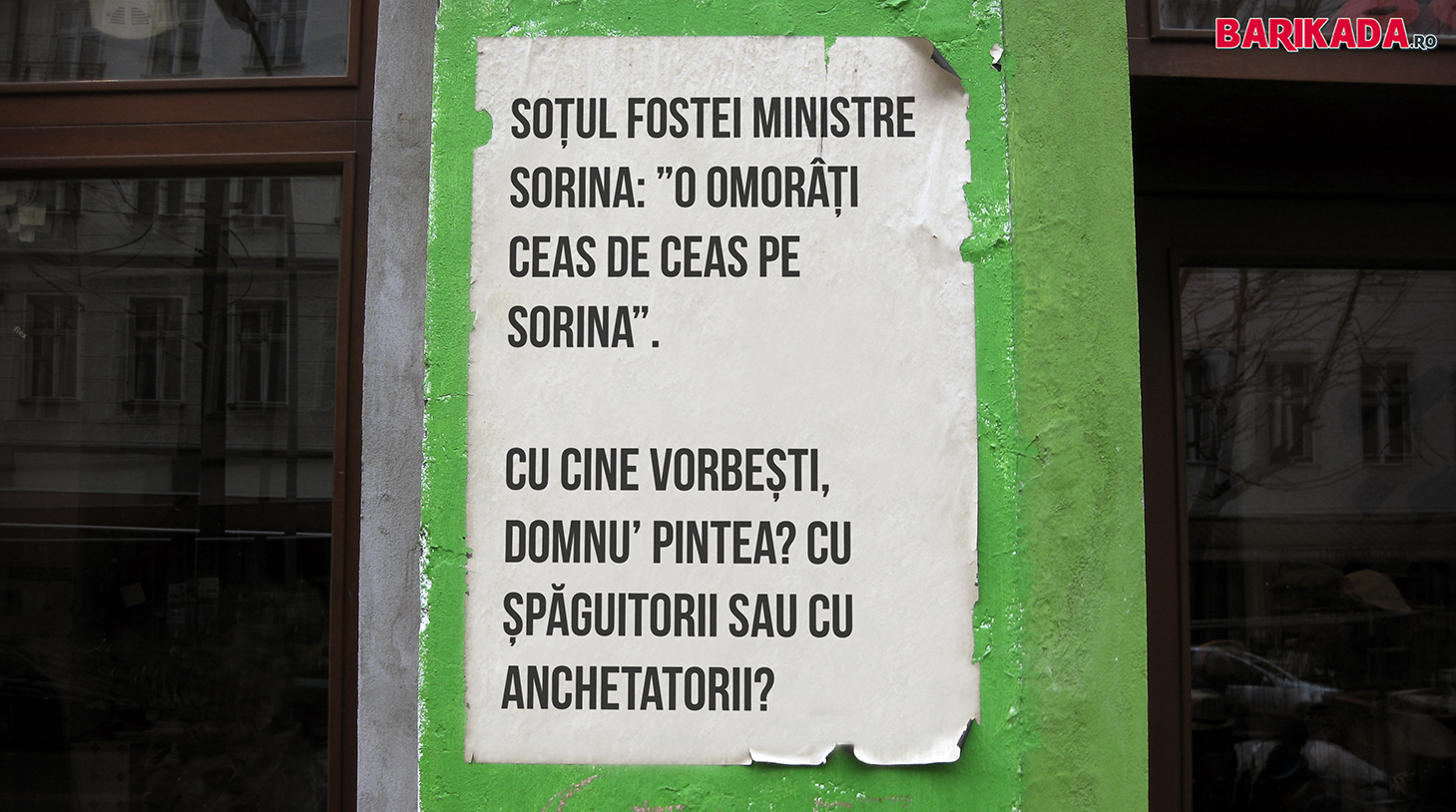 Ochi pentru ochi și Pintea pentru Pintea... - Barikada