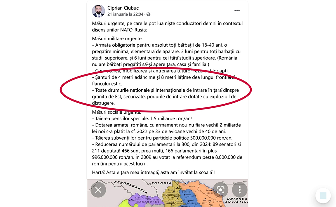 Medicamente pentru AUR! Deputatul Ciubuc cere minarea podurilor pentru ...