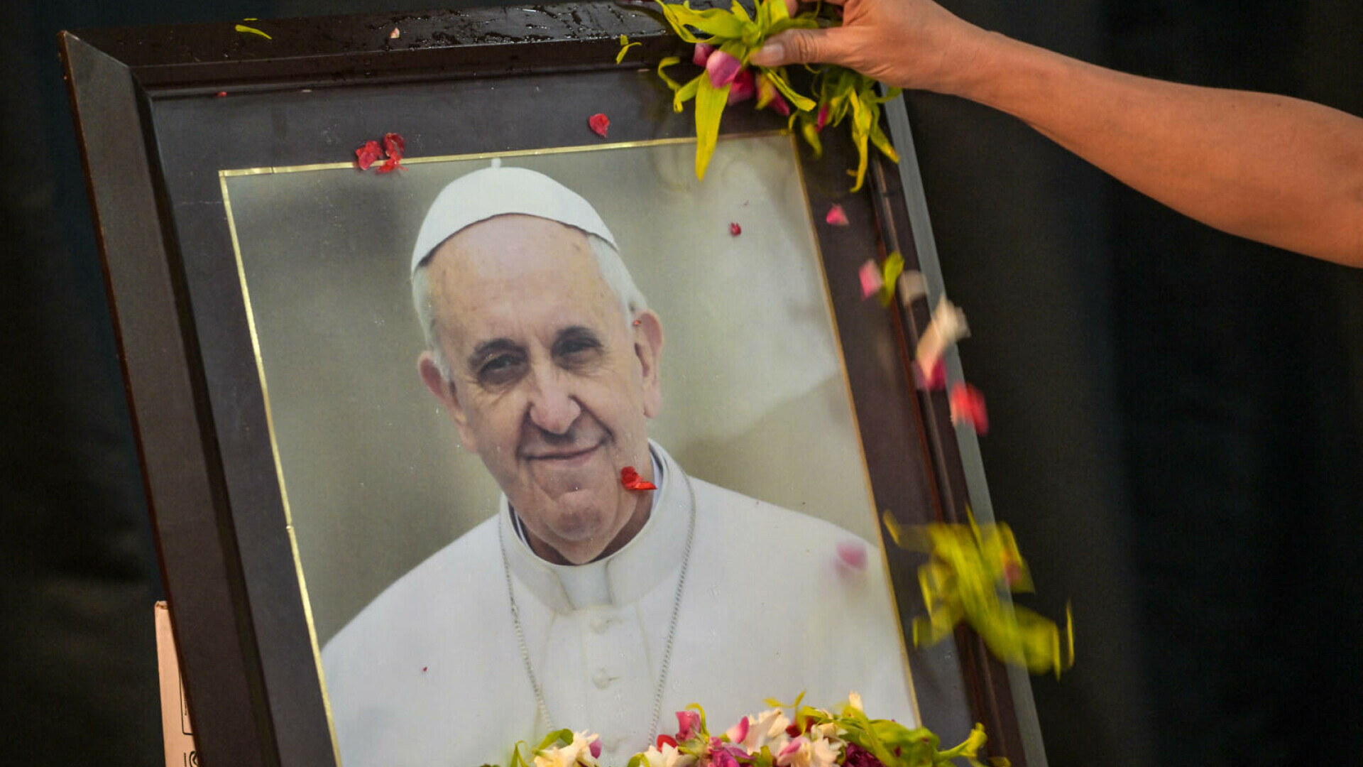 Vaticanul a publicat primele fotografii cu Papa Francisc în sicriu ...